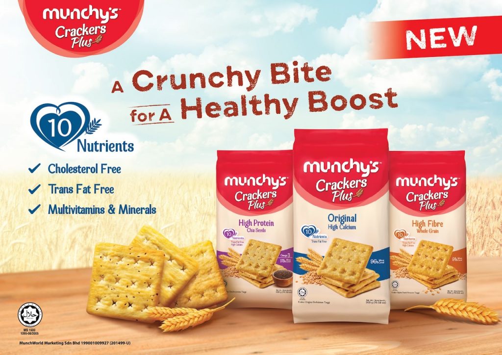 The New Munchy’s Crackers Plus Provides 10 Nutrients to Help Support ...