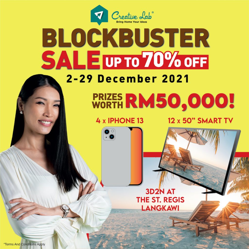 Creative Lab's Blockbuster Sale Campaign Offers Prizes Worth A Total Of ...