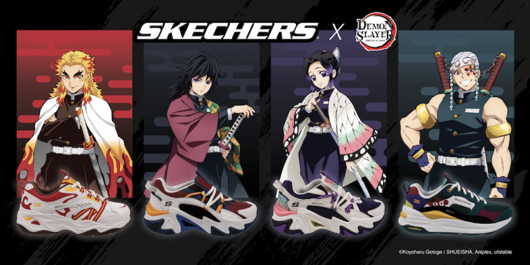 Slay in Style with the New Skechers X Demon Slayer Footwear and Apparel ...