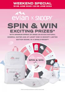 Purchase Limited Edition Evian x Snoopy and Win Exclusive Prizes ...