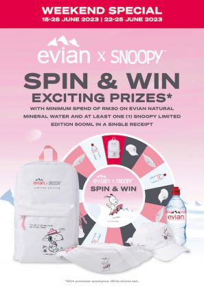 Purchase Limited Edition Evian x Snoopy and Win Exclusive Prizes ...