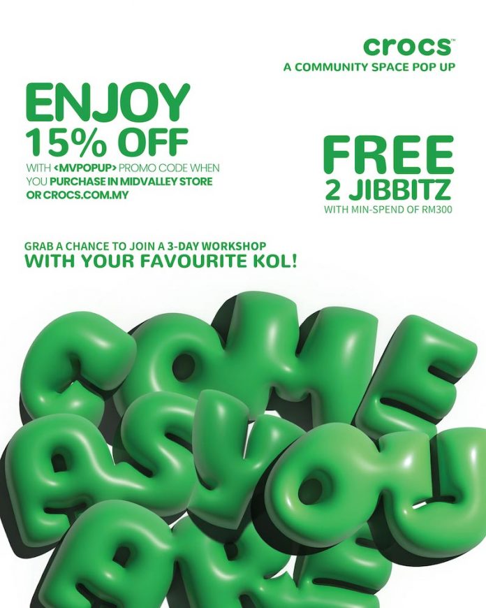 Mark Your Calendars! Crocs Pop-Up at Mid Valley Megamall KL from June ...