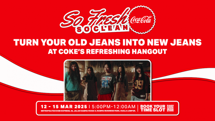 Coca-Cola x NewJeans: Upcycle Your Old Jeans at Malaysia’s “So Fresh, So Clean” Pop-Up! | Pamper.My